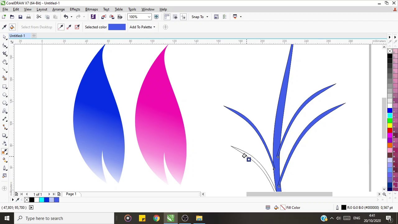 Menggambar sketsa & ilustrasi di CorelDraw - YouTube