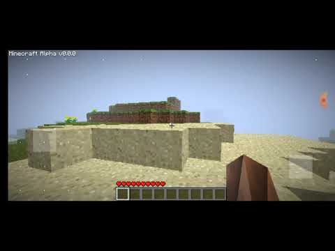Minecraft alpha 0.0.0 - YouTube