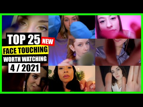 ASMR / FACE TOUCHING (Face Exam, Face Brushing, Personal Attention) / TOP 25 / ASMR Charts