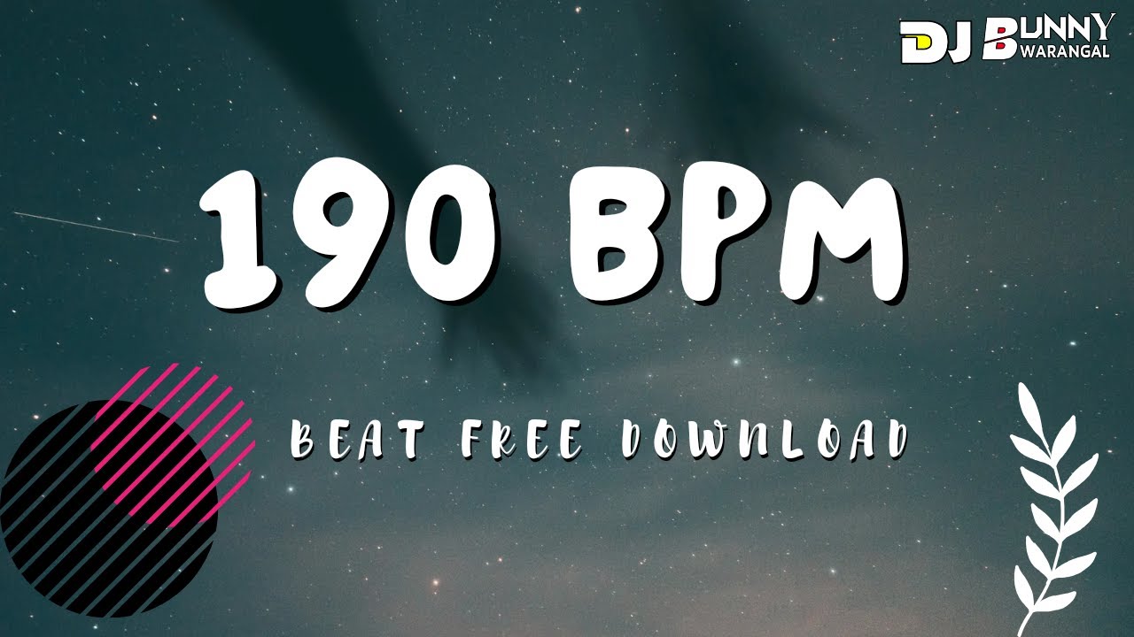 190 bpm beat free download - YouTube