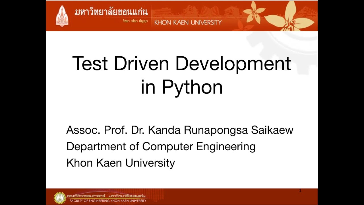 Test Driven Development in Python - YouTube