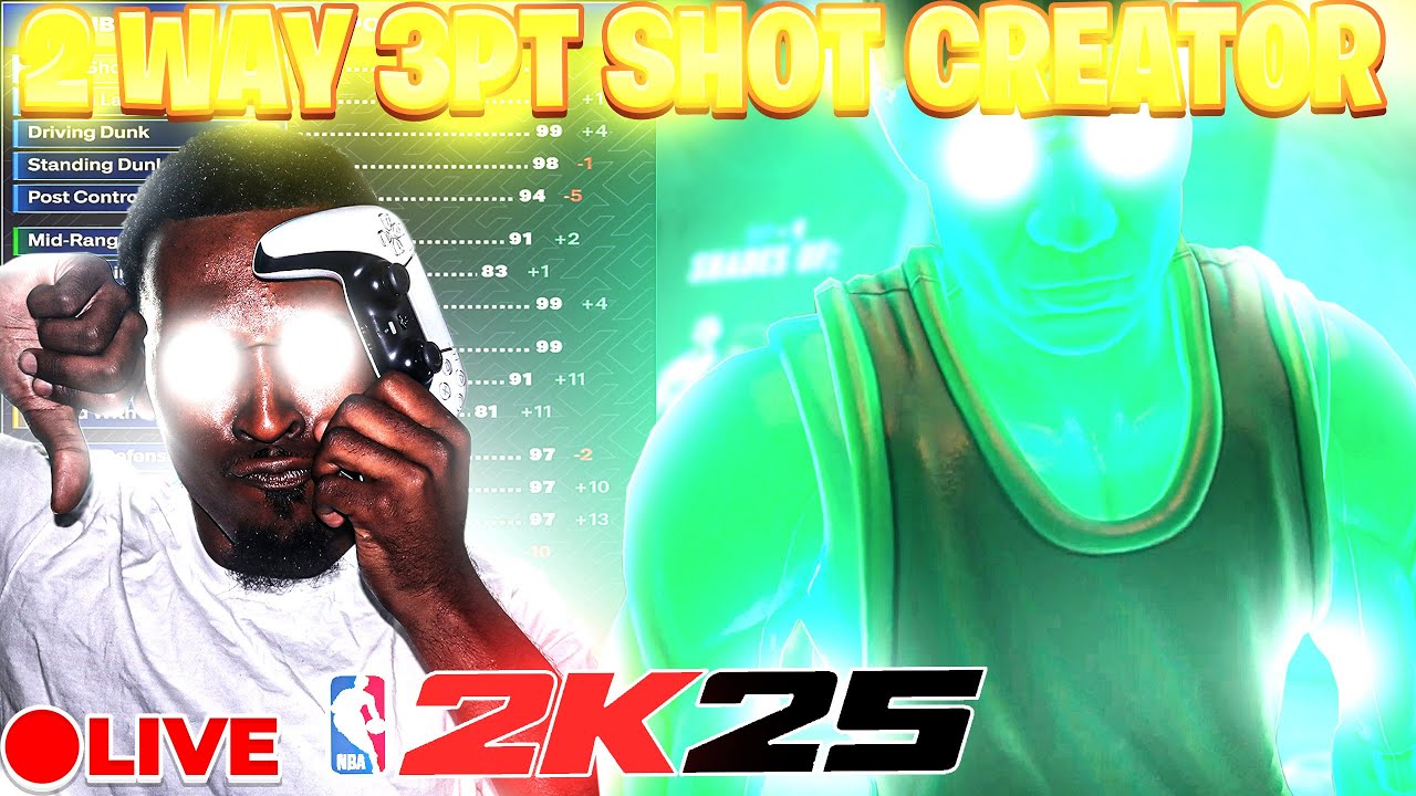 *NEW* BEST "GAME BREAKING" GUARD BUILD|GREEN JUMPSHOTS|ON NBA 2K25 LIVE ...