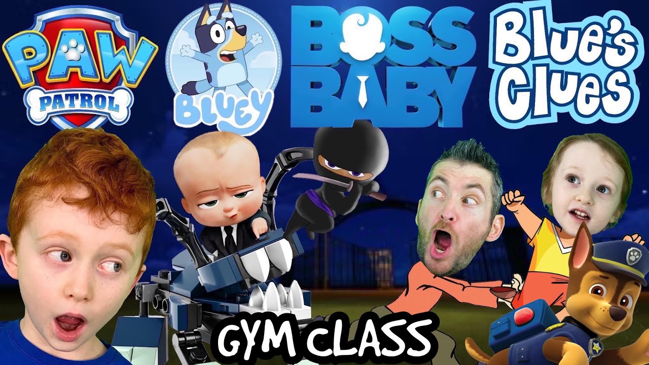 PAW PATROL, BLUEY, BOSS BABY, BLUE'S CLUES GYM CLASS! (Video Game ...