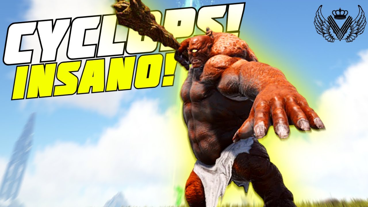 INACREDITAVEL DOMEI UM CYCLOPS MUITO PODEROSO!!! - ARK Kaijus #06 - YouTube