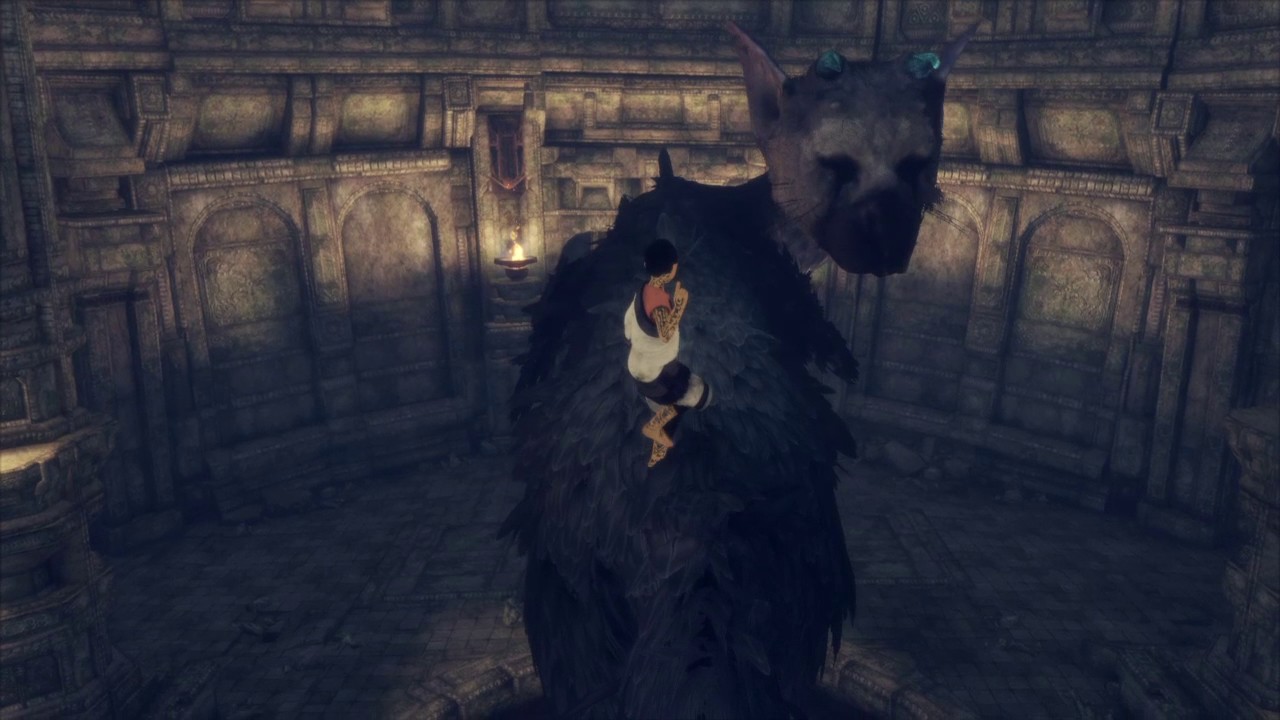 The Last Guardian - Trico gets angry and grolws at me - YouTube