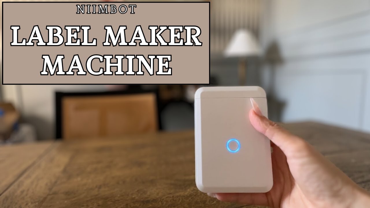 Label Maker Machine - Make organizing fun! - YouTube