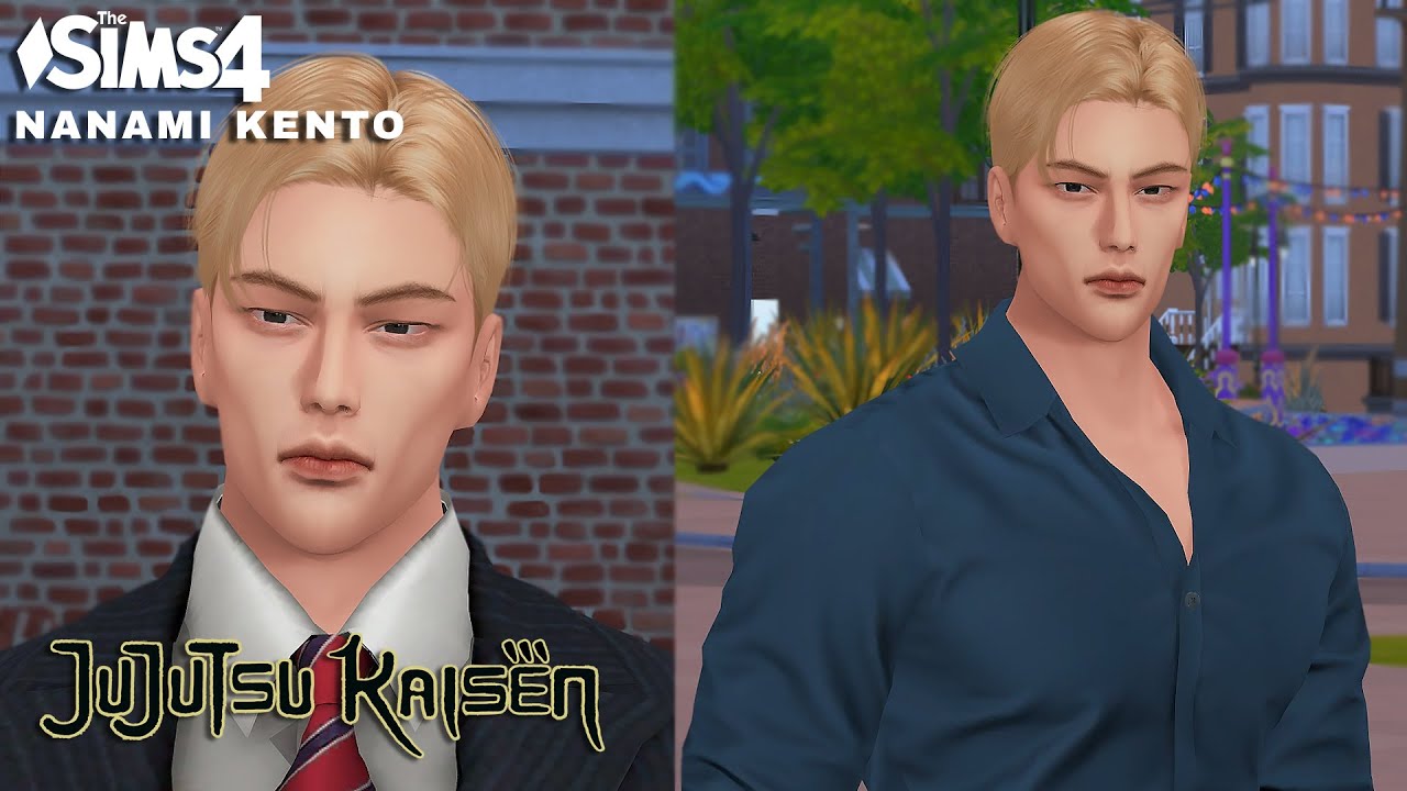 The Sims 4 Jujutsu Kaisen Nanami Kento FREE DOWNLOAD 주술회전 나나미 켄토 심즈4 ...