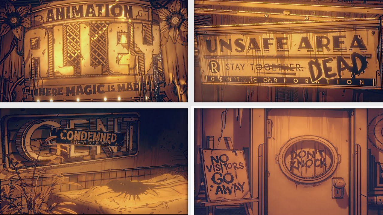 BATDR: ALL NEW LOCATIONS in Bendy and the Dark Revival (Teasers ...
