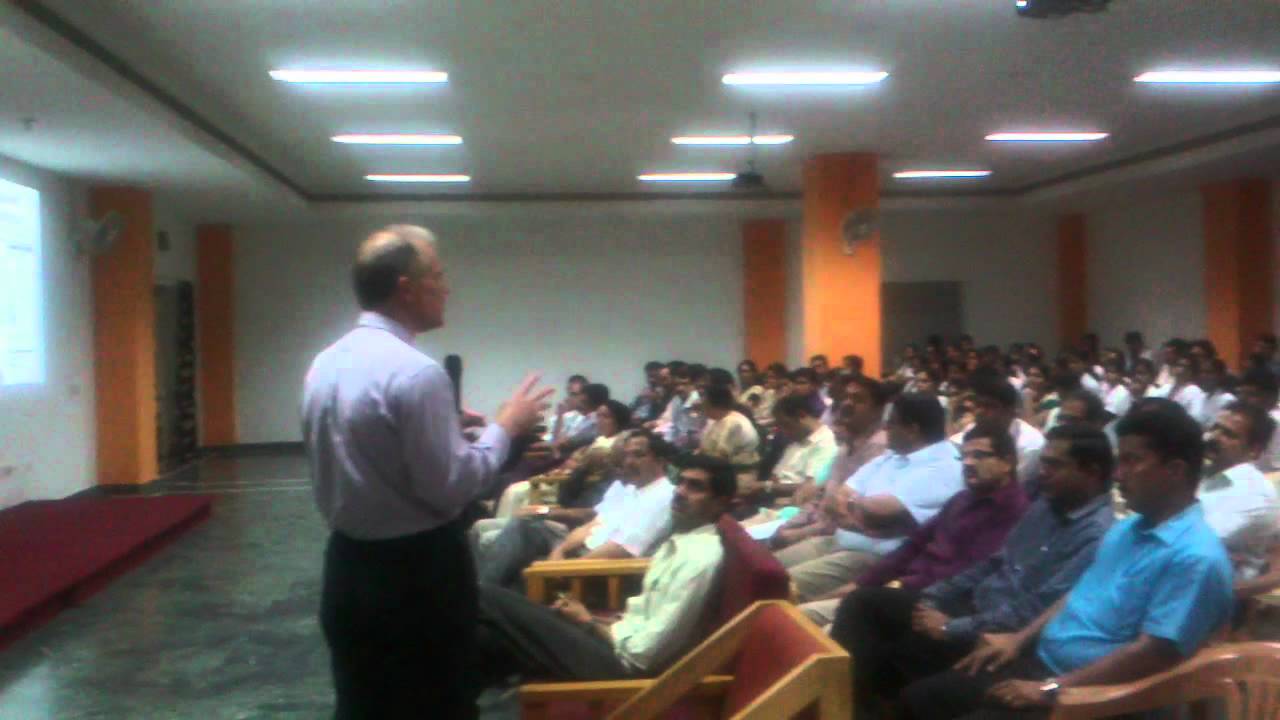 Craig Knoche, President of I-Human addressing faculty and students at ...