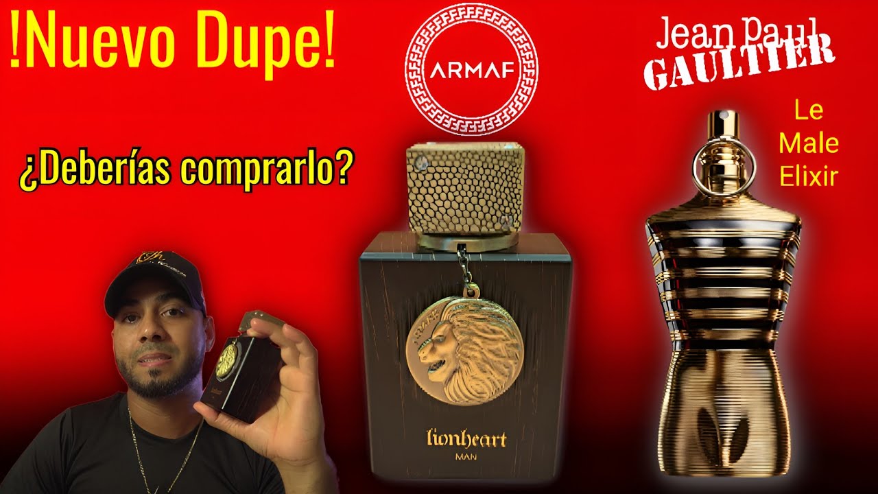 🔥¿Vale la pena el nuevo Armaf Club de Nuit Lionheart? – Dupe del Le Male Elixir - YouTube
