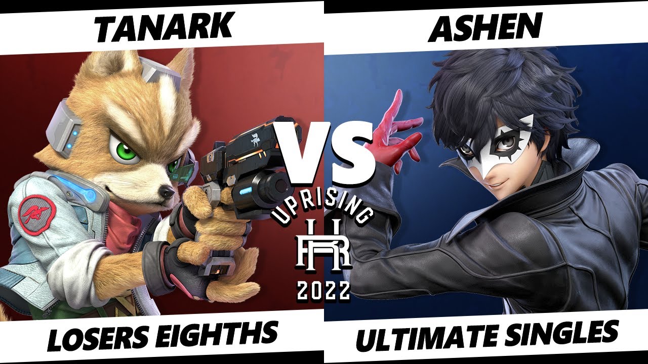 Uprising 2022 Top 8 - Tanark (Fox, Mii Brawler) Vs. Ashen (Joker) SSBU ...
