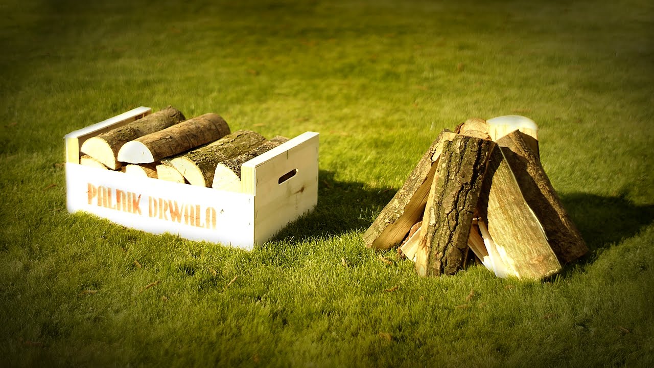 Drwal Polski PALNIK DRWALA drewno ręcznie łupane - YouTube