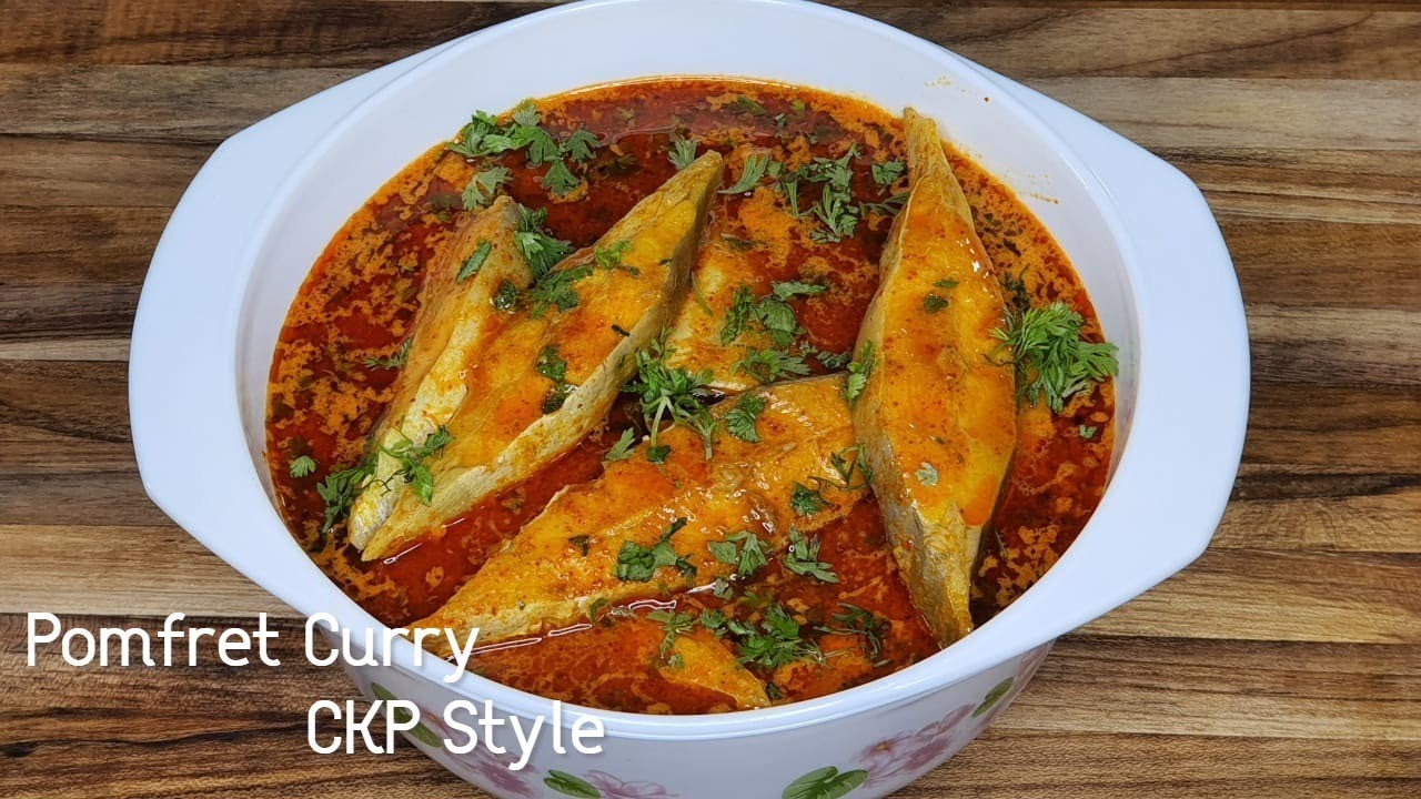 Pomfret Curry CKP Style/Fish Curry/Paplet Curry - YouTube