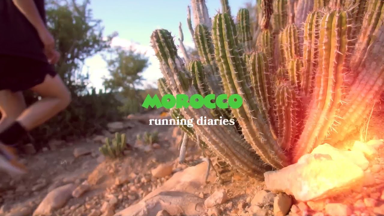 Morocco running diaries// cinematic trail running - YouTube