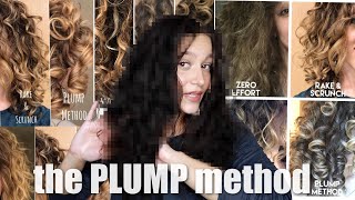 TRYING THE VIRAL PLUMP METHOD ON CURLY HAIR THICK CURLS (2c-3a,3b Curls) | atelier-yuwa.ciao.jp