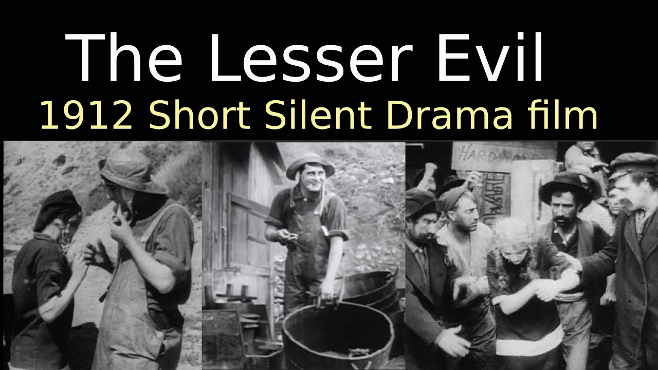 The Lesser Evil (1912 American Short Silent Drama film) - YouTube