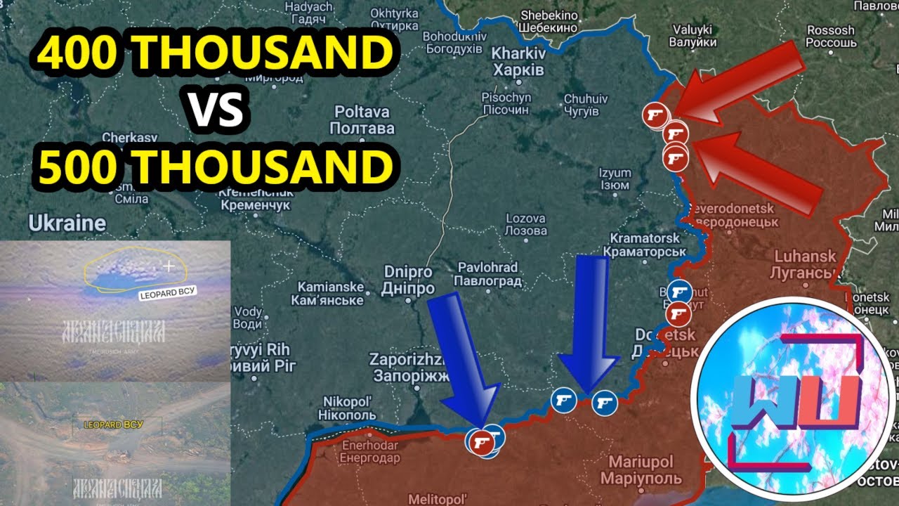 Major Battles Unfold | 2 More Leopards Losses Totals 33 | 400 Thousand ...