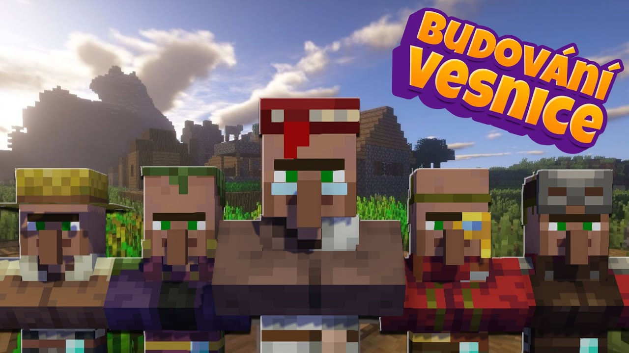 Obnovení a dostavění Minecraft vesnice - YouTube