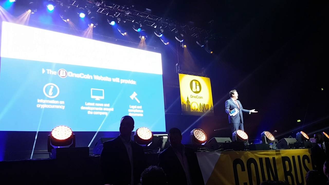OneCoin global event at Wembley arena - YouTube