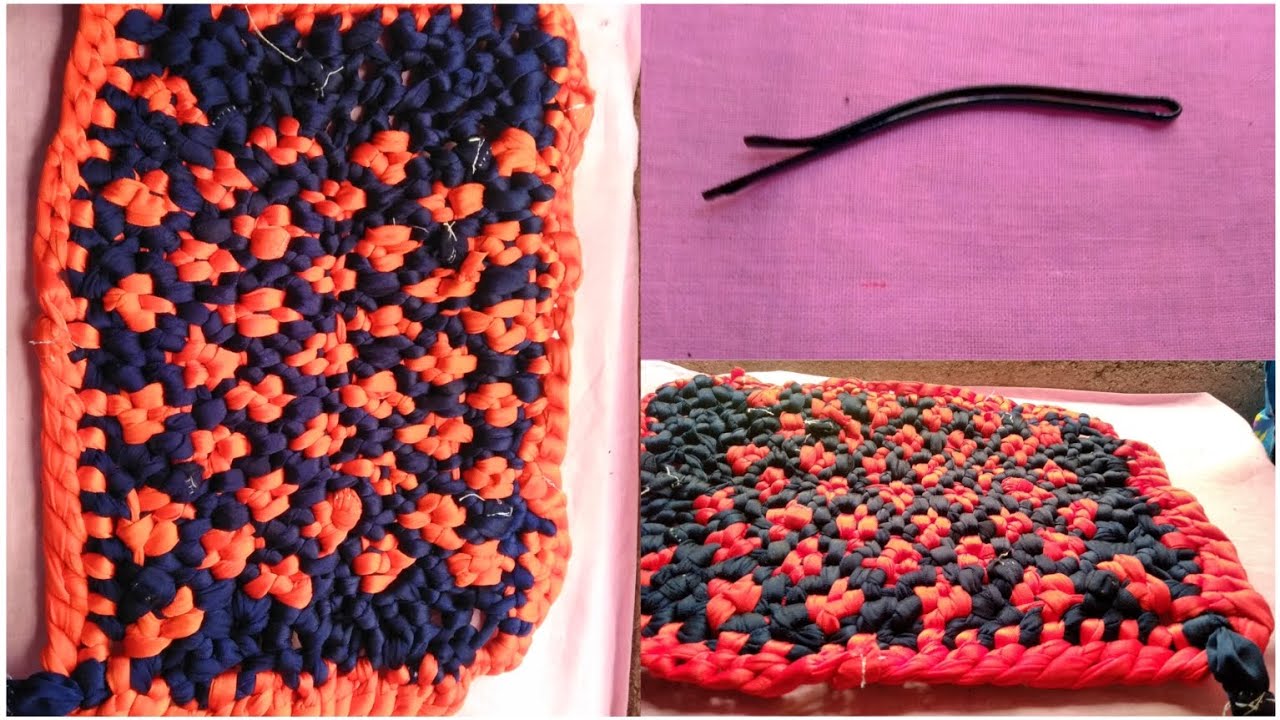 Super beautiful doormat //doormat making at home - YouTube