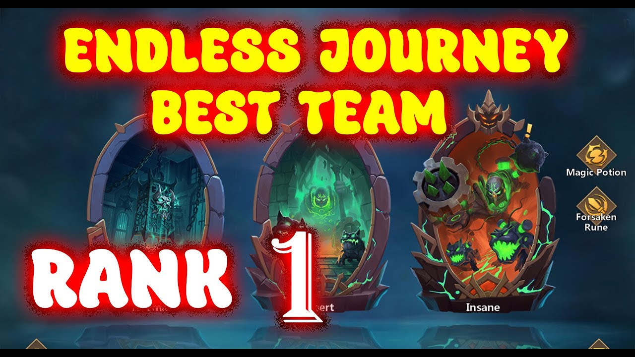 ENDLESS JOURNEY 😀 BEST TEAM 😀 RANK 1 🤩 CASTLE CLASH - YouTube