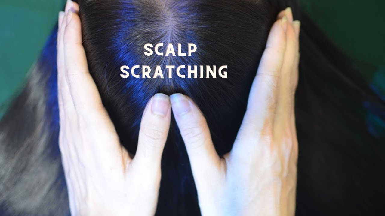 ASMR Hair Parting, Hair Scratch, Hair Brushing, Hair Treatment On Real ...