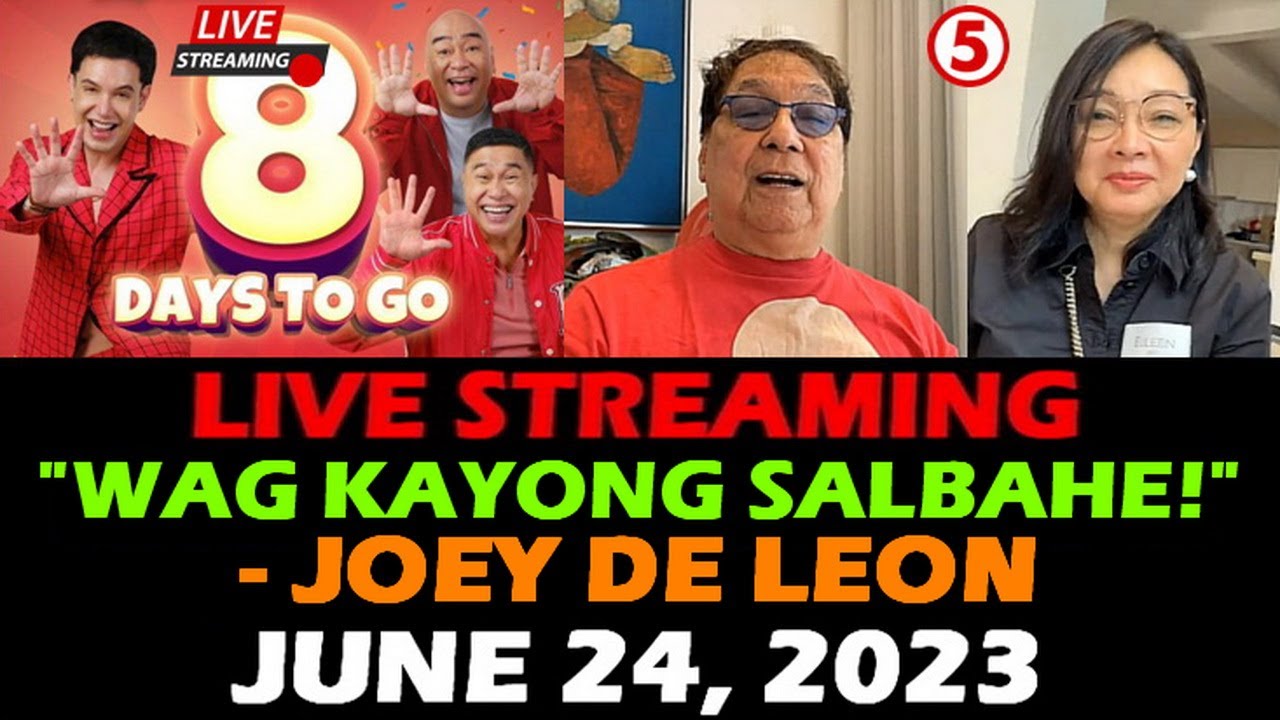 EAT BULAGA! TV 5 LIVE STREAMING JUNE 24 2023 | TITO VIC and JOEY ...