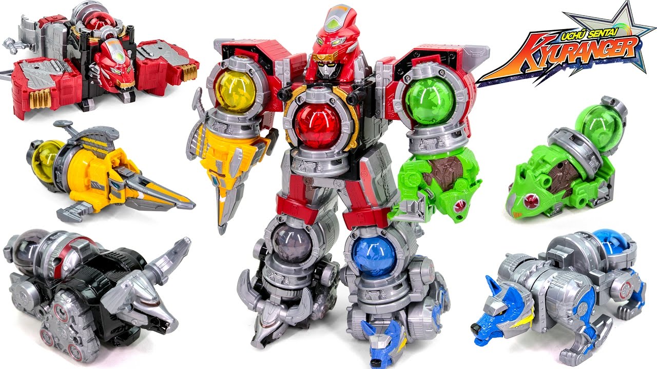 PowerRangers UchuSenTai KyuRanger DX KyuRenOh Five StarSign Voyager ...