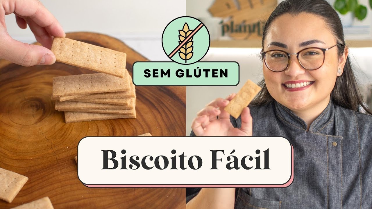 BISCOITO FÁCIL SEM GLÚTEN E VEGANO - TIPO MAIZENA - YouTube