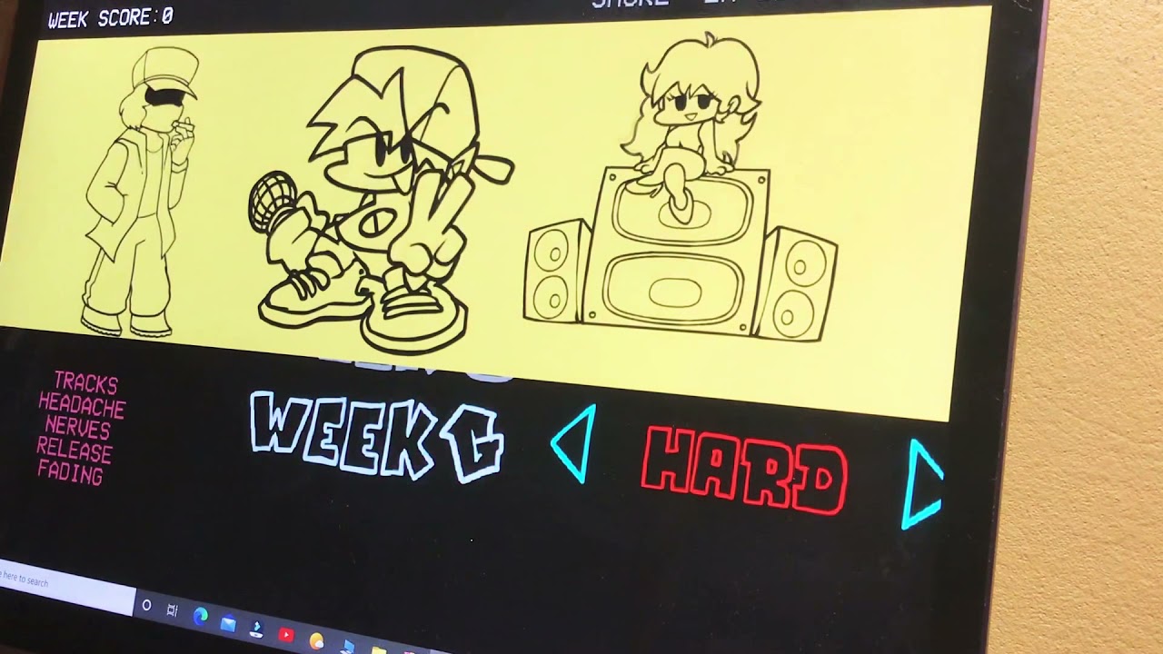 FNF keyboard ASMR - YouTube