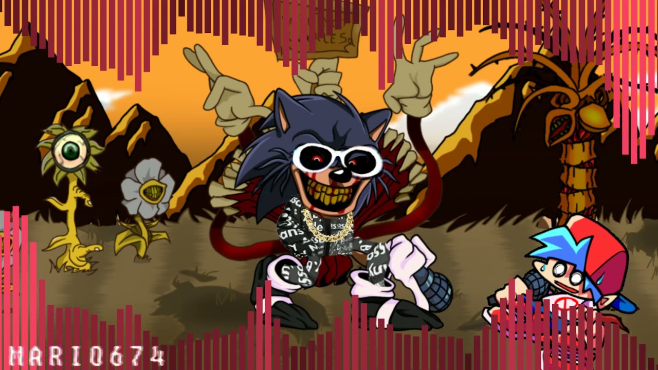 Friday Night Funkin' VS SONIC.EXE - CYCLES (TRAP REMIX) - YouTube