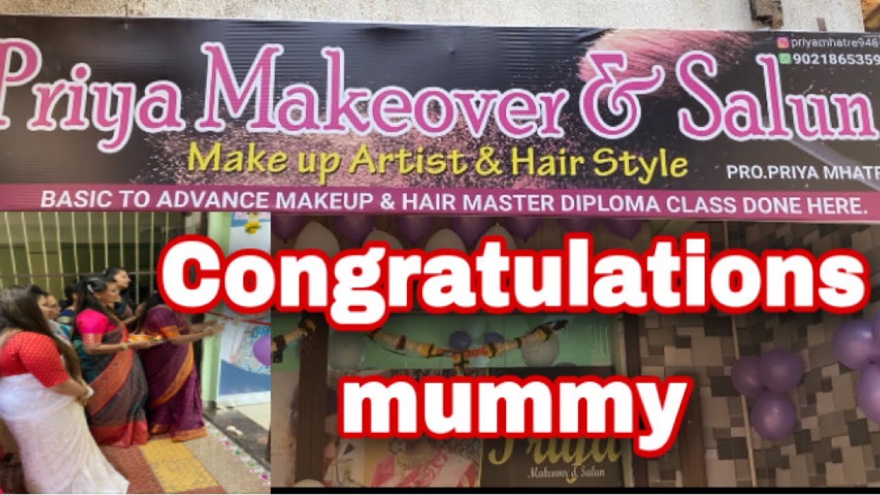 Congratulations mummy | priya new makeover & salon | makeup academy | # ...