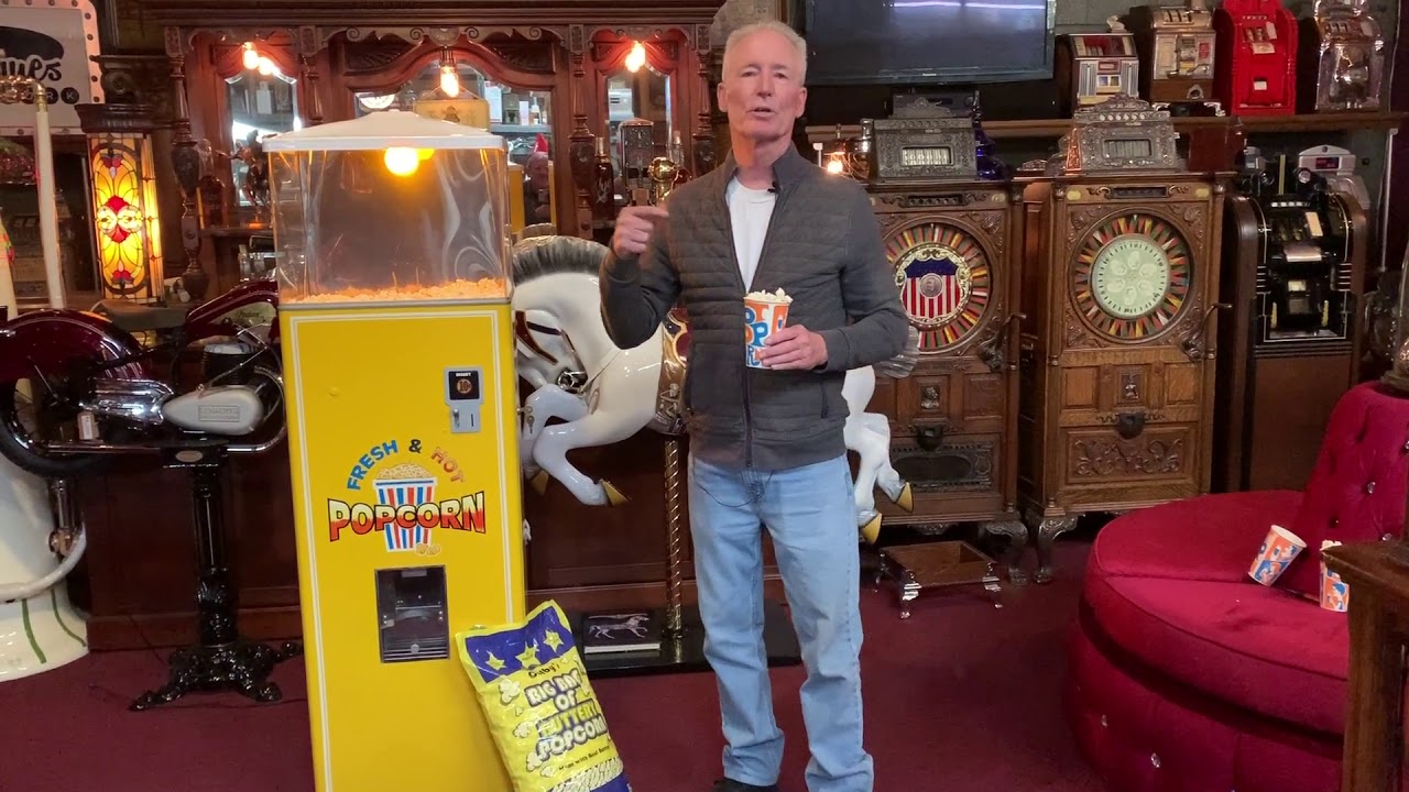 1950's FEDERAL 10 Cent Popcorn Warming Vending Machine SOLD FOR $2,495 ...