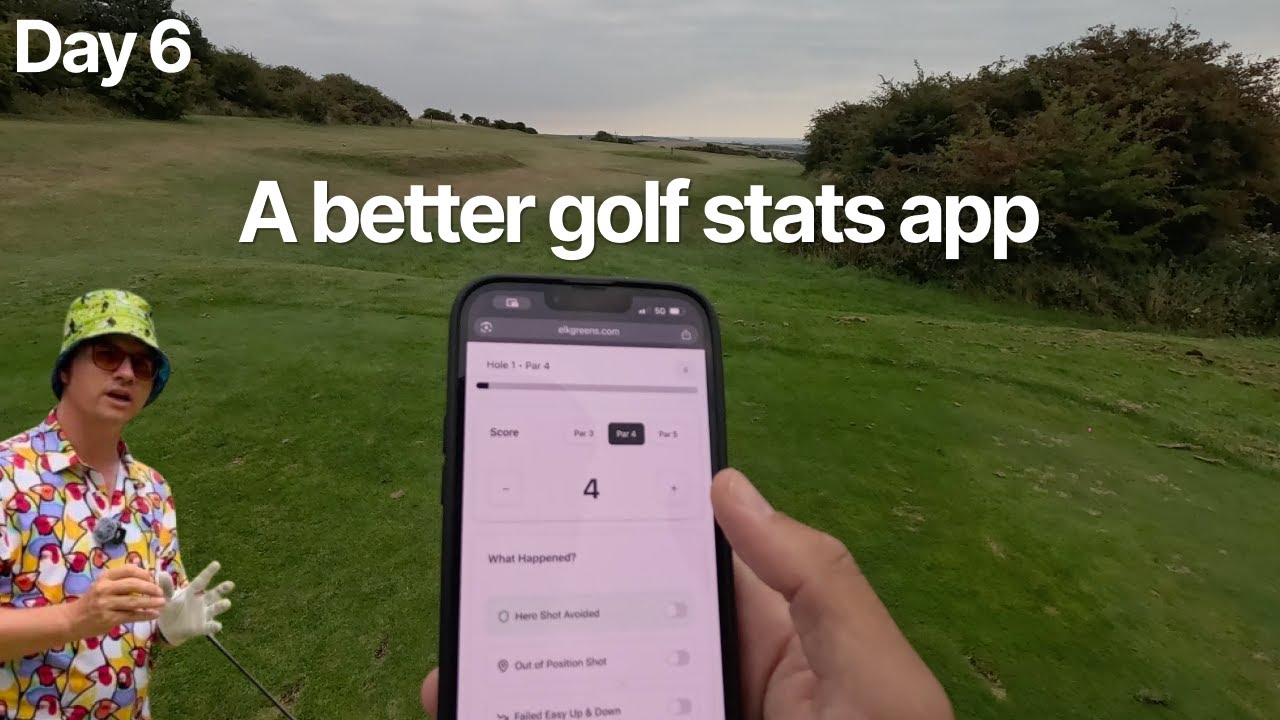 I built a golf stats app in 4 hours | Building 30 apps in 30 days - YouTube