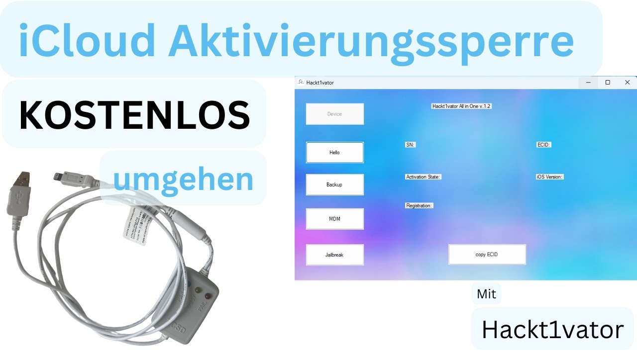 [KOSTENLOS] iCloud Aktivierungssperre mit Hackt1vator umgehen | Nach ...