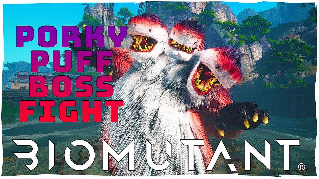 Easy Porky Puff Boss Fight In Biomutant - YouTube