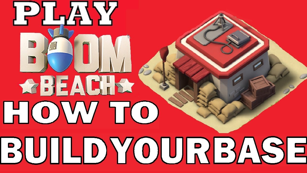 Boom Beach - How To Build Your Base (LvL 30+) - YouTube