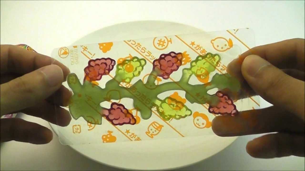 Japanese Candy & Snacks #009 Meiji Mogi Mogi Fruits gummi - YouTube