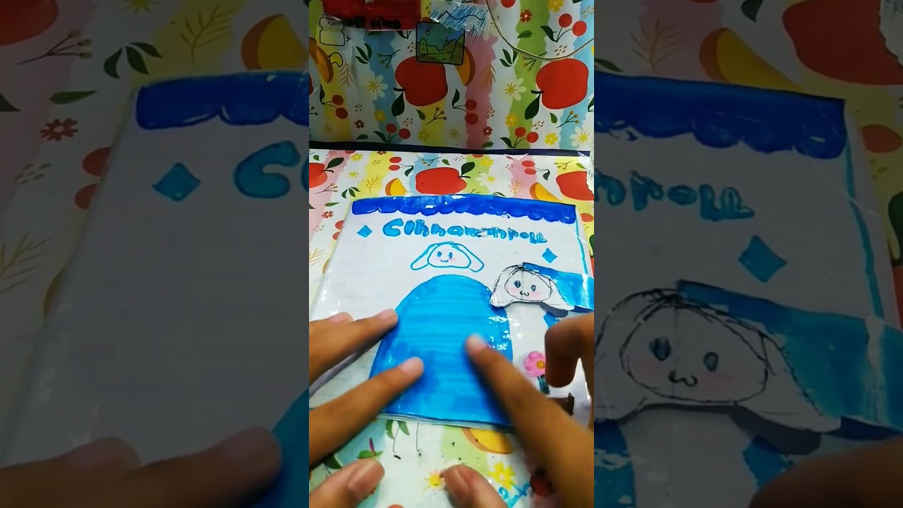 spil paper book cinnamon roll buatan ku || #paperbook - YouTube