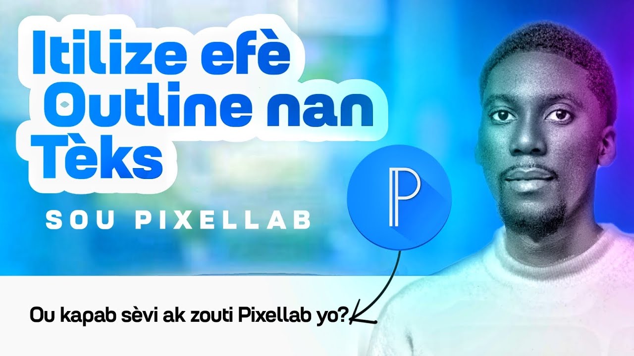 itilize efè Outline nan Tèks. - YouTube