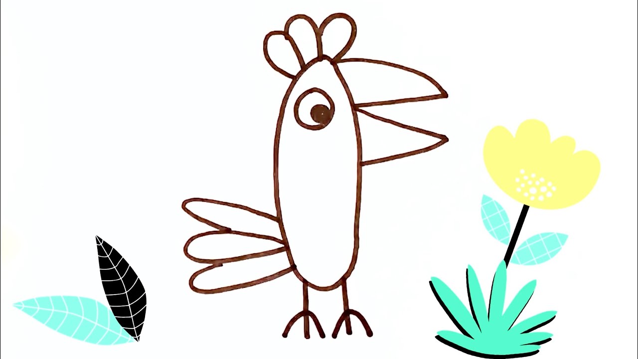 Cómo dibujar al LORO POLLY 🦜de Peppa Pig | How to draw Polly Parrot ...