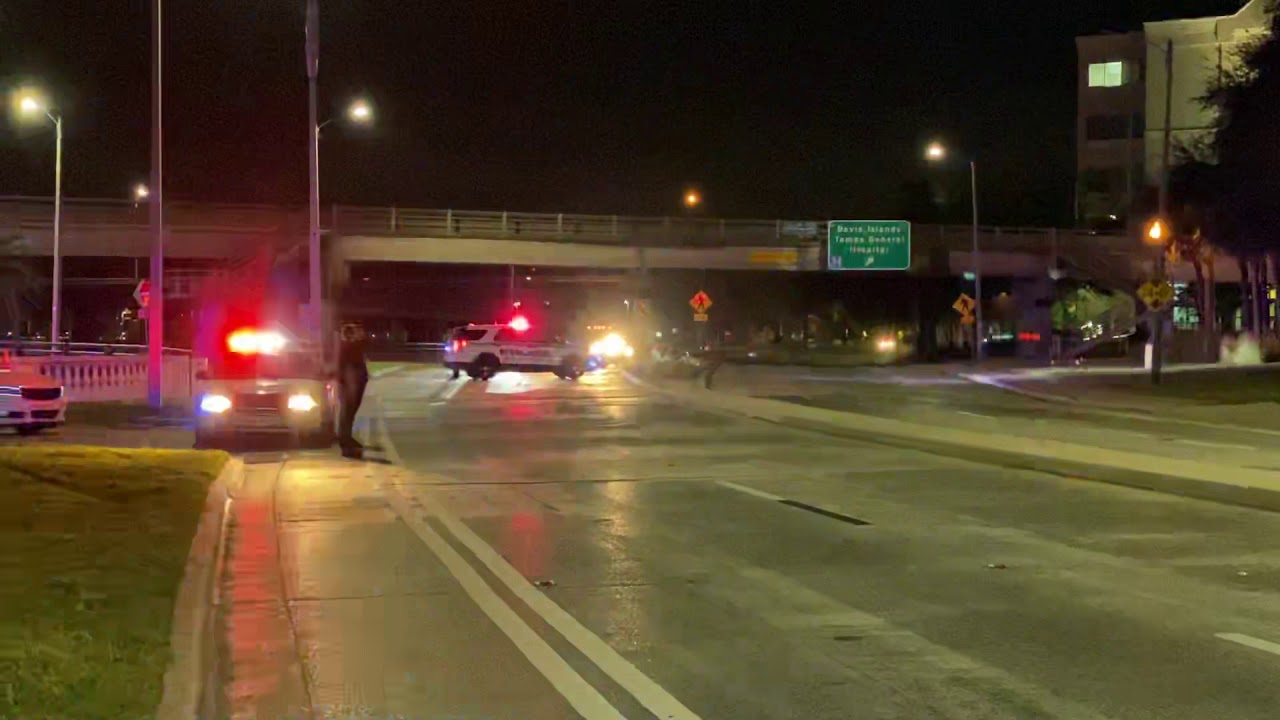 Motorcade procession for Hillsborough county sheriffs office master ...
