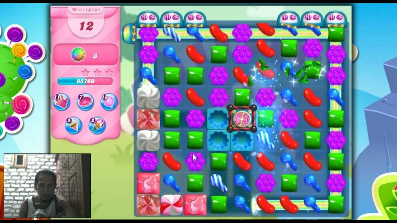 Candy Crush Saga Level 10101 - 3 Stars, 13 Moves Completed, No Boosters - YouTube