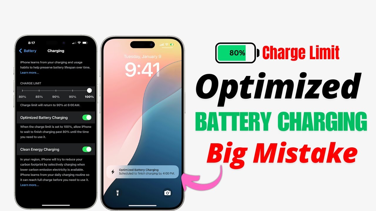 iPhone Charge Limit vs Optimized Battery Charging iPhone - How It Works ...