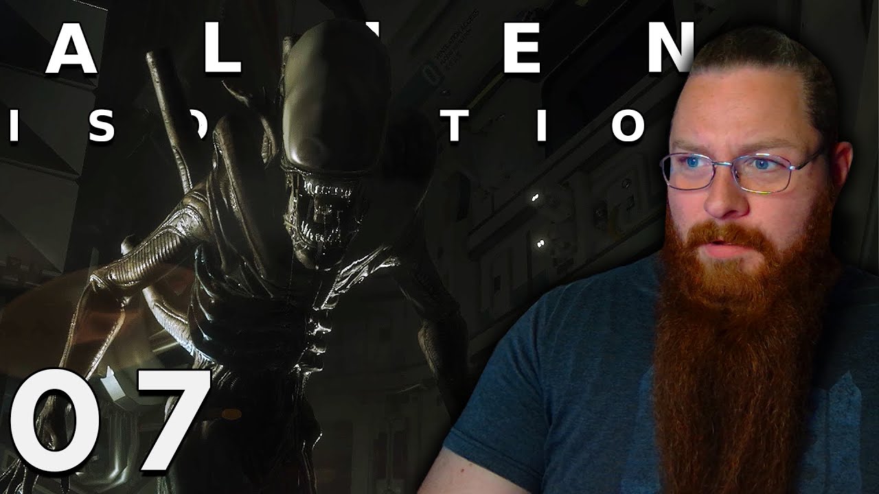 FACE-TO-FACE! | Alien Isolation (Nightmare) Let's Play Part 7 - YouTube