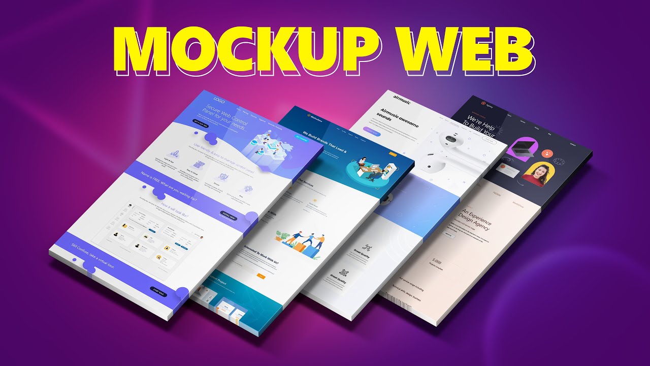 Aprende a crear un Mockup 3D de una página web - YouTube