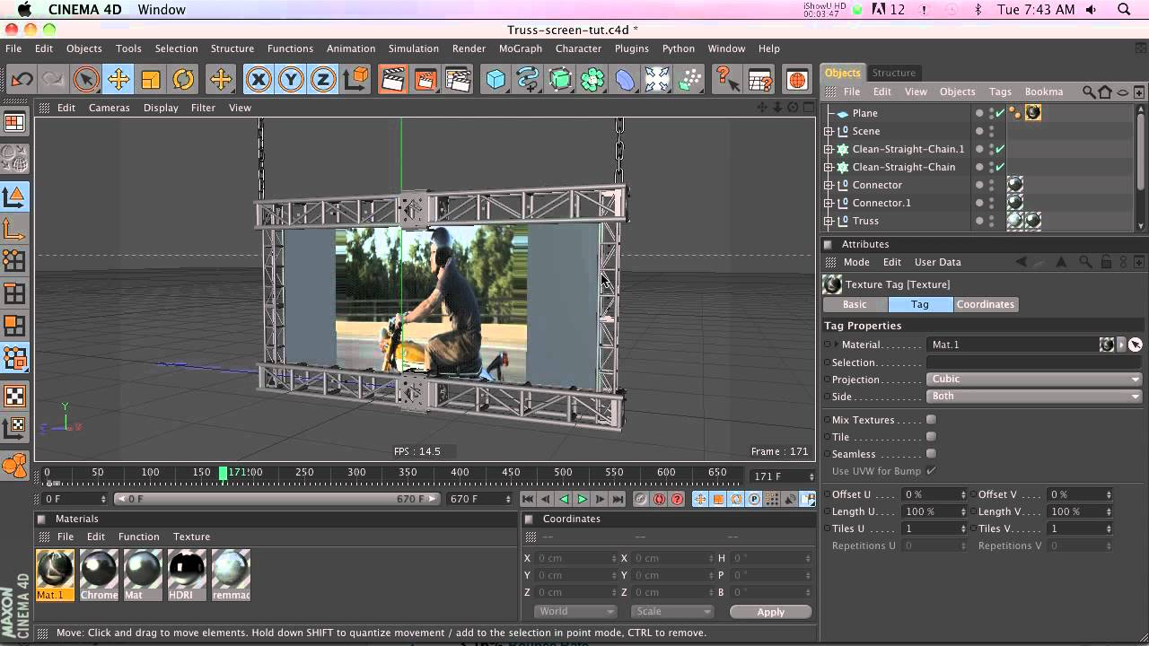 Beginning C4D 101 Video Textures - YouTube