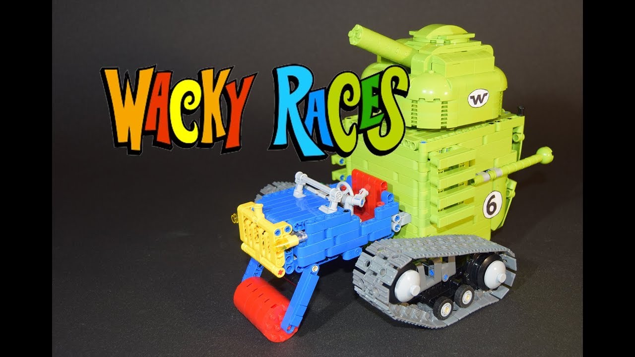 The Army Surplus Special from Wacky Races in LEGO Technic - YouTube