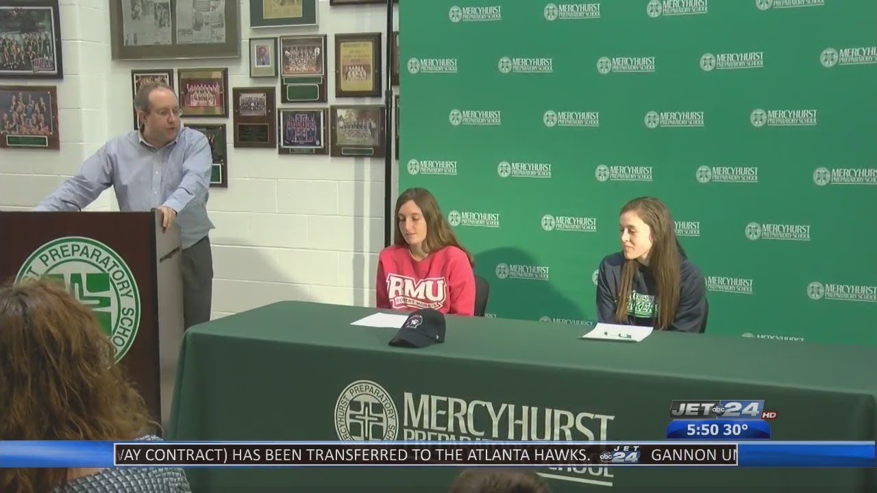 Mercyhurst Prep Signings (12-5-18) - YouTube