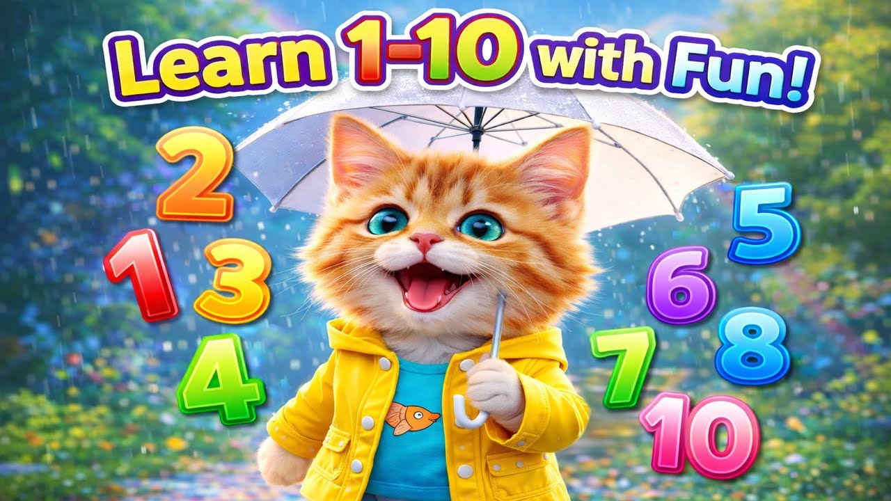 🔢 Learn Numbers 1–10 Easily 🎶 | Fun Counting Song for Kids 👶🧒 ...